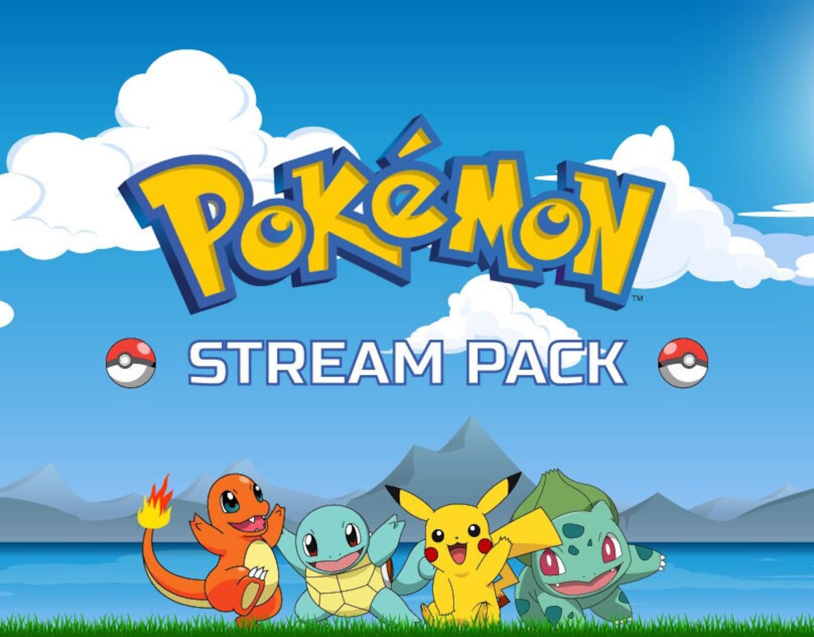 Pokémon Stream Pack / Animated Stream Package / Overlays / Twitch ...