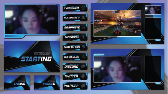 Stream Pack / Stream Package / Overlays / Twitch Assets | Etsy