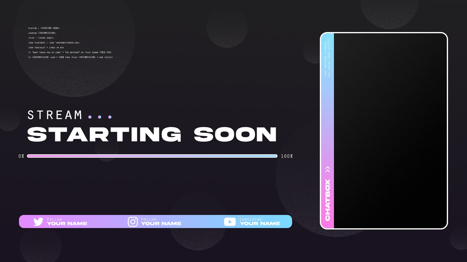 Stream Pack / Animated Stream Package / Overlays / Twitch Assets "sweet ...