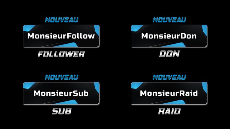 Stream Pack / Stream Package / Overlays / Twitch Assets "wavy" - Etsy