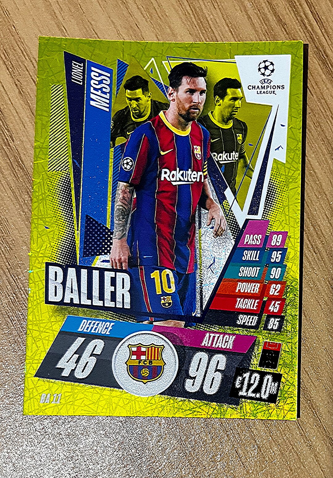 Lionel Messi Gold match Attax Barcelona Fc - Etsy