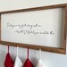 Stocking Hanger - Christmas Stocking Sign - Wood Stocking Hanger - Wall ...