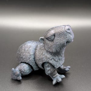 Articulated Mini Capybara - 3D Printed. 10 in Stock, Various Colours ...