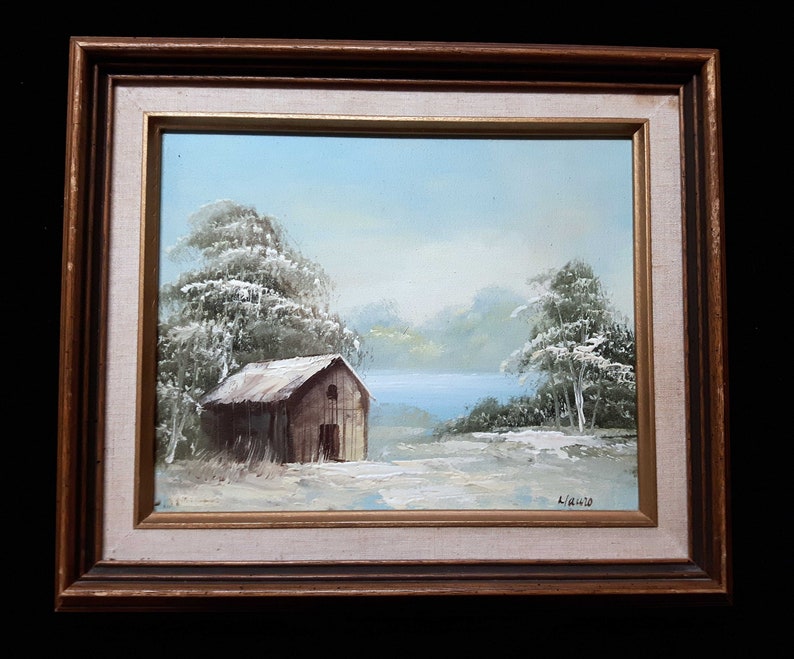 Original Oil Painting on Board by Mario Mauro Montreal Canada | Etsy