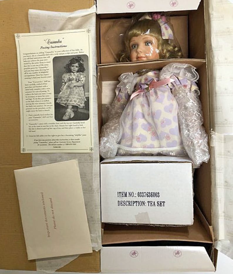 Jane Zidjunas Limited Edition Fine Porcelain Cassandra Doll - Etsy