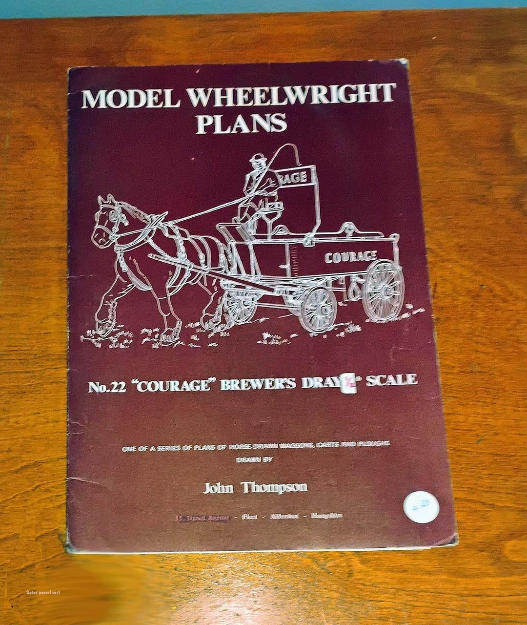 Scale Model Horse Drawn Carriage Plans / Model Wheelwright Plans by ...