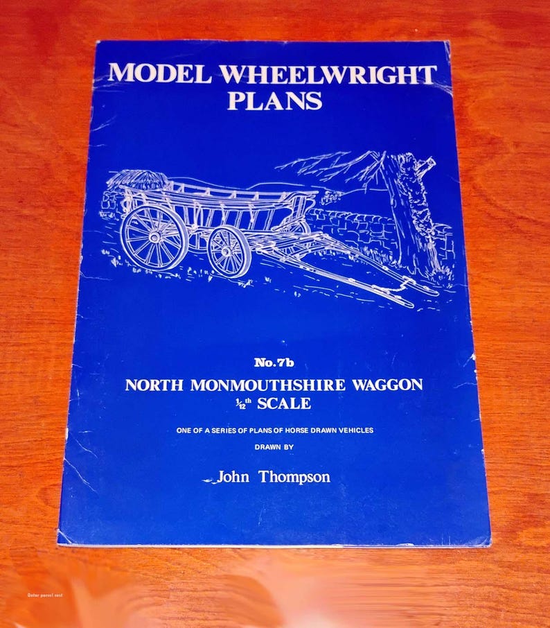 Scale Model Horse Drawn Carriage Plans / Model Wheelwright Plans by ...