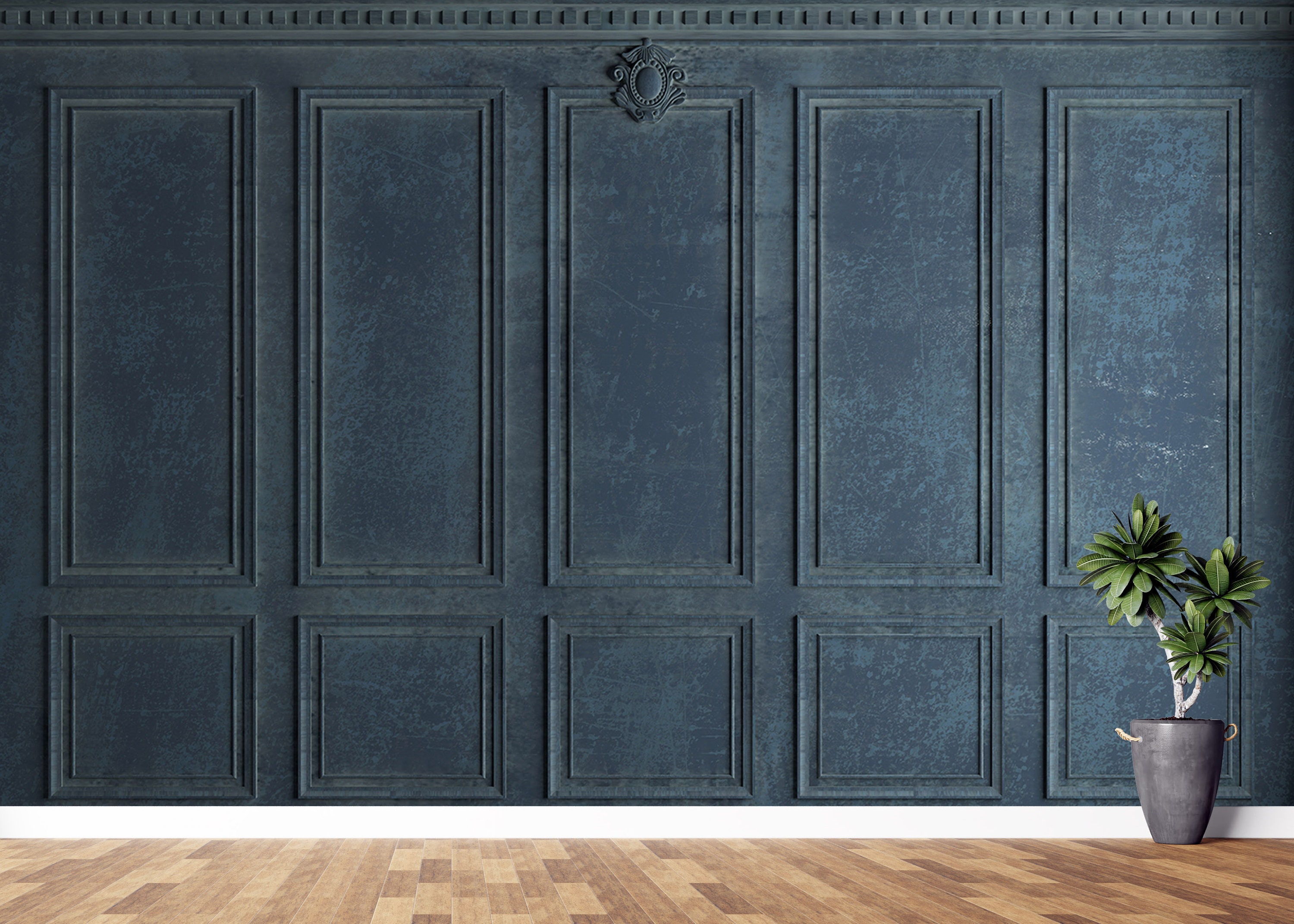 French Wall Decor Pattern 3D Look Effect Wallpaper. Vintage - Etsy