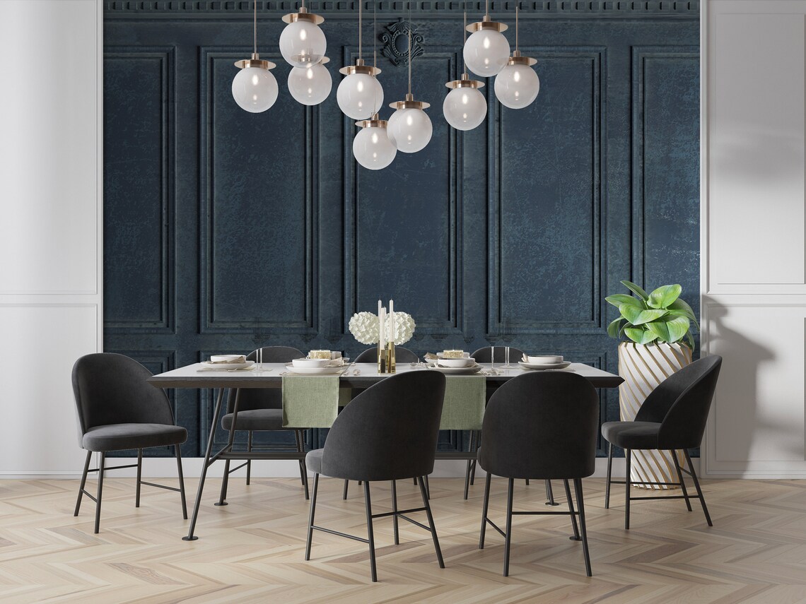 French Wall Decor Pattern 3D Look Effect Wallpaper. Vintage - Etsy