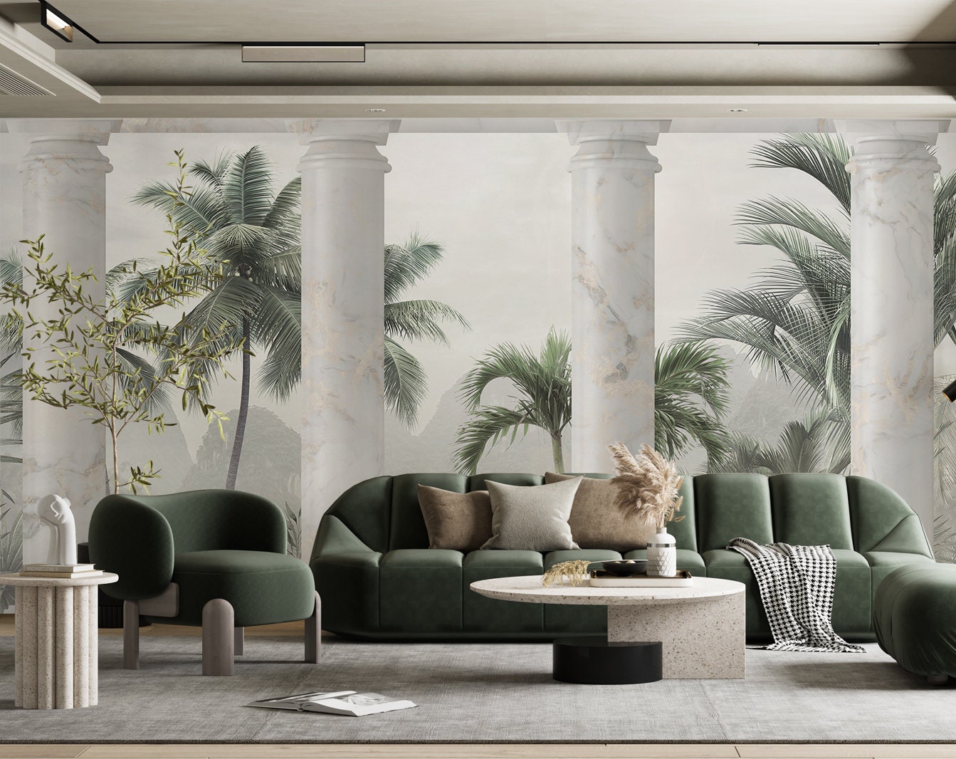 Ancient Greek Columns Wallpaper. Ancient Greek Forest Wallpaper. Ruins ...