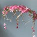 Sakura Flower Crown Headband, Handmade Cherry Blossom Tiara, Pink ...