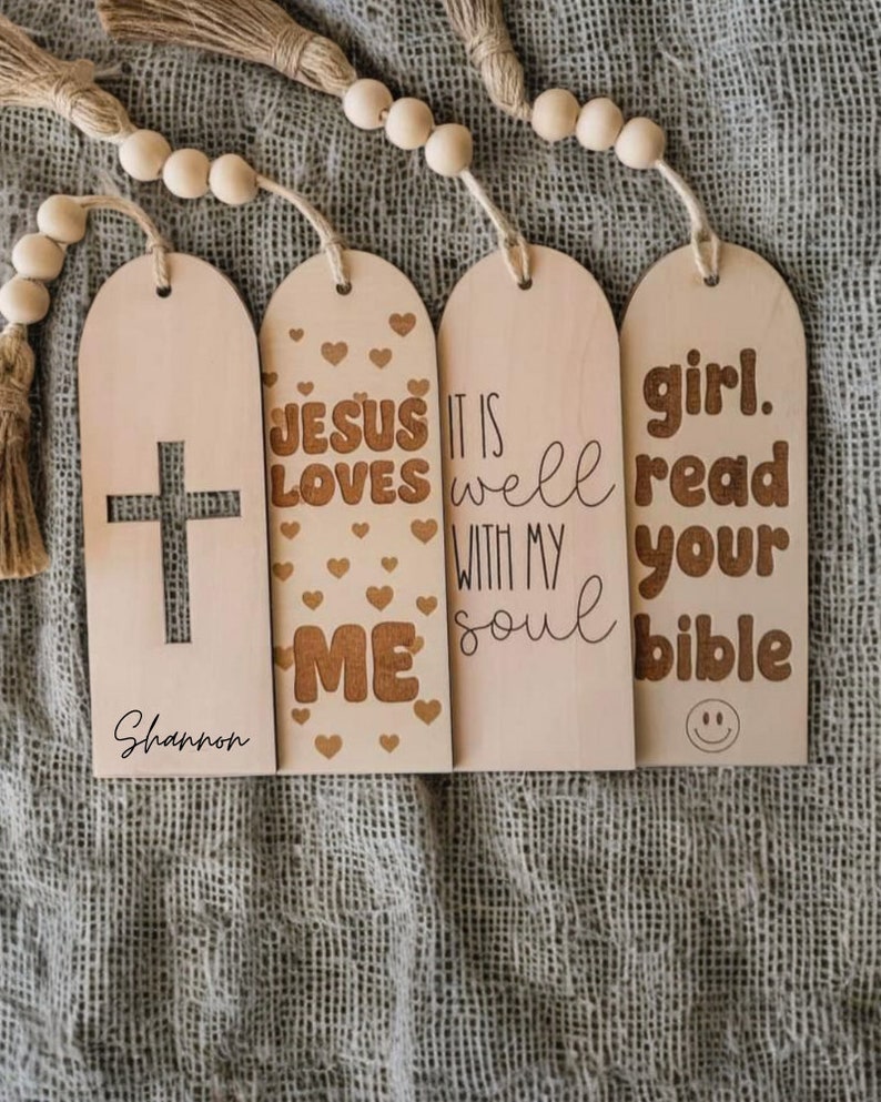 Personalized Christian Gifts for Women /wood Bookmark / Unique Gifts ...