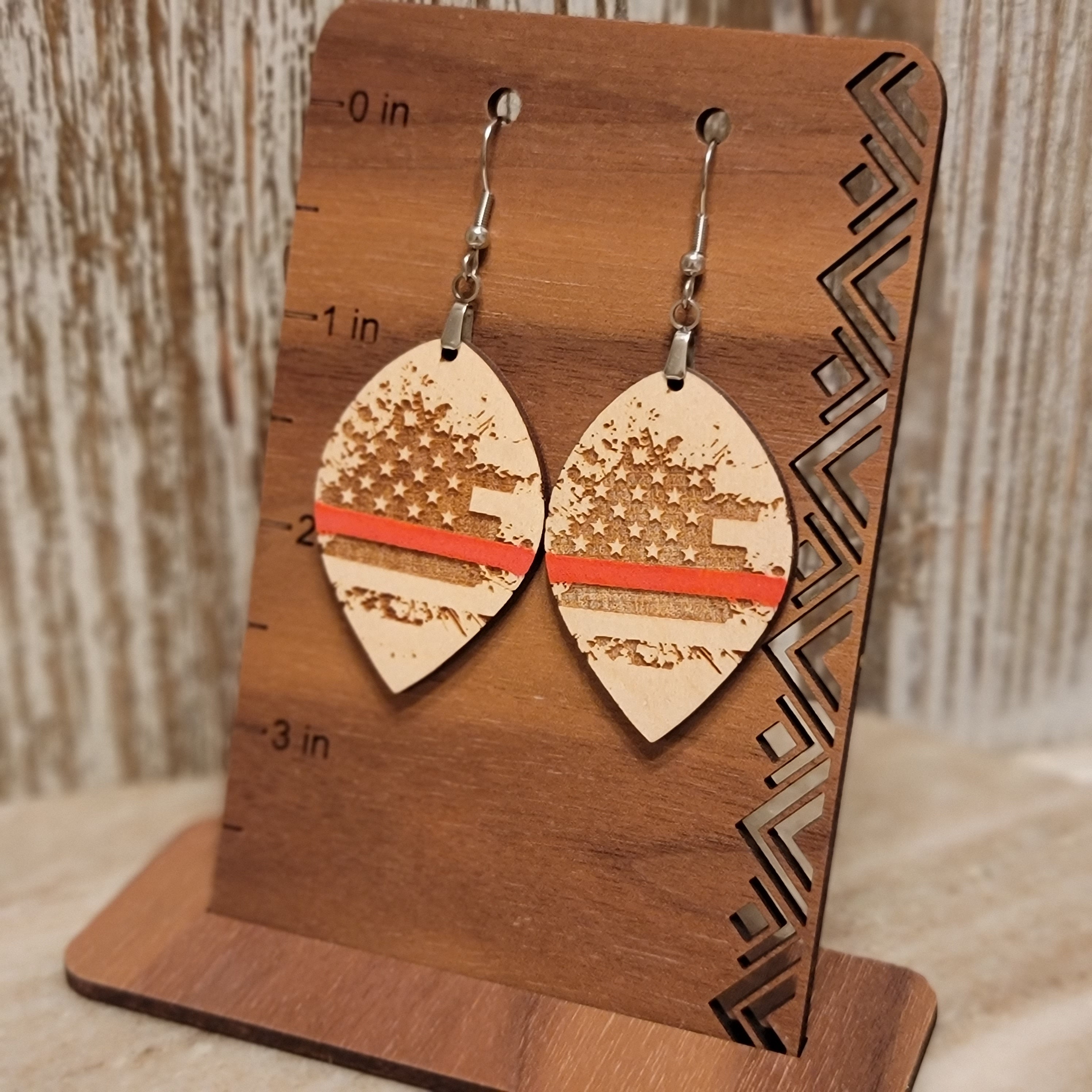 Police Firefighter Cop Wife First Responder USA Patriotic Blue Line ...