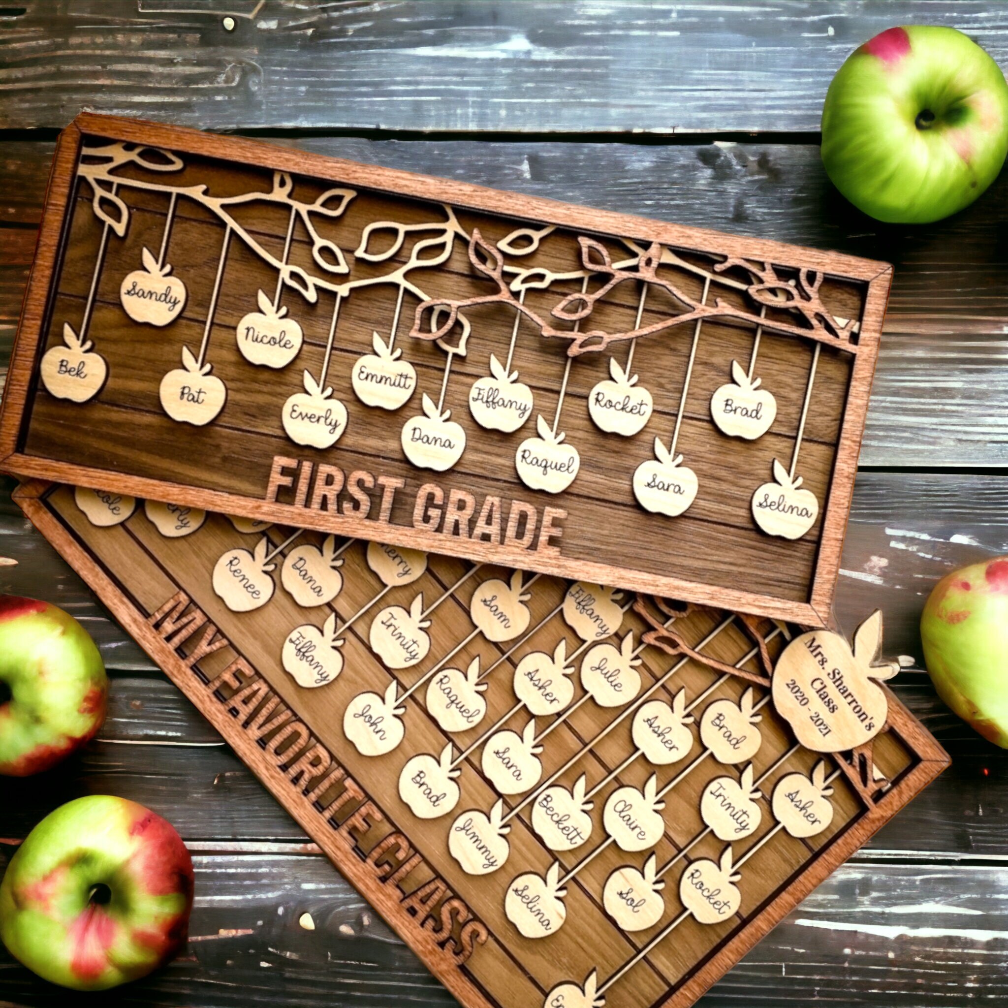 Personalized Wooden Teacher Classroom Sign | Teacher Appreciation ...