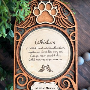 In Loving Memory Memorial Sign | Personalized Keepsake to Honor Your ...