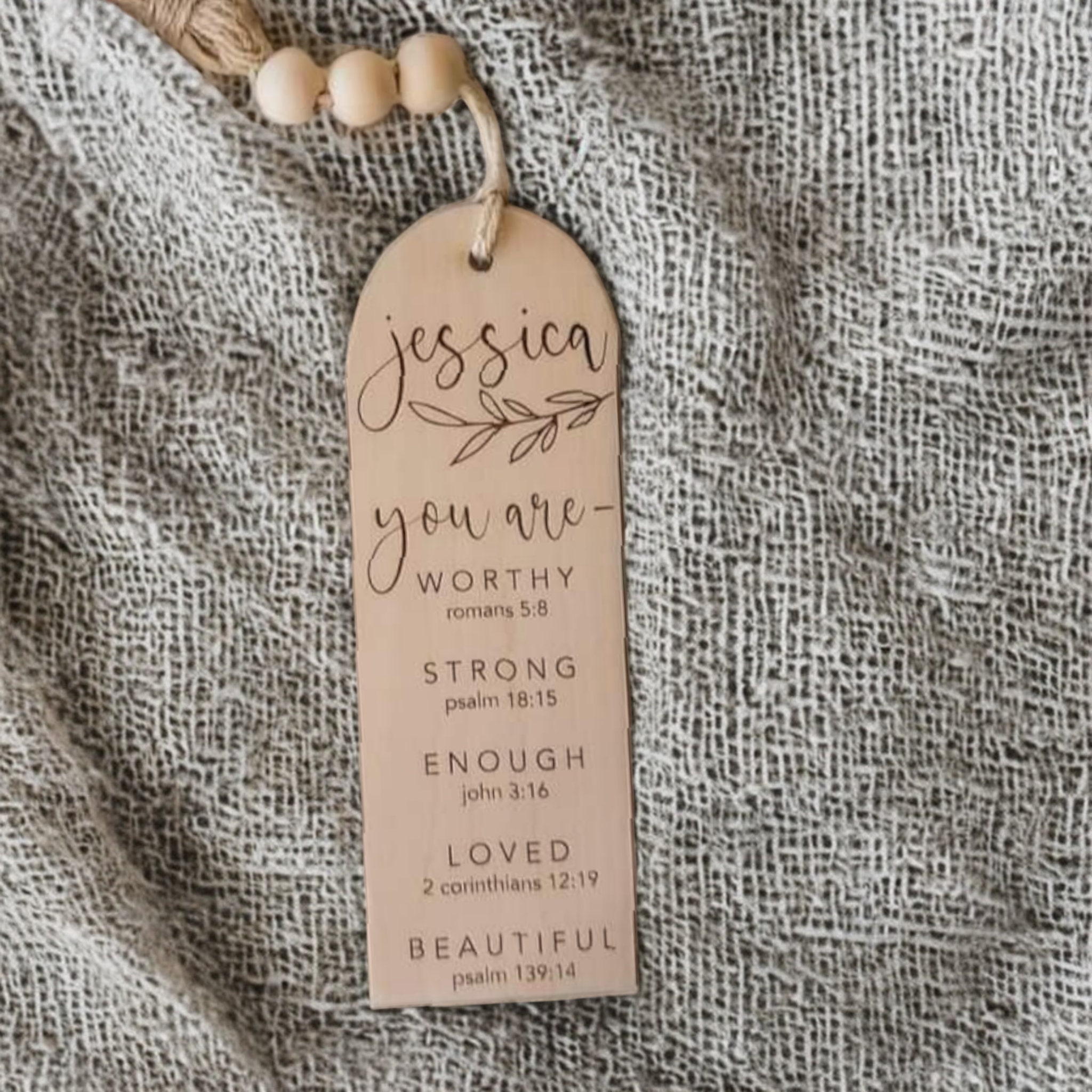 Personalized Christian Gifts for Women /wood Bookmark / Unique Gifts ...