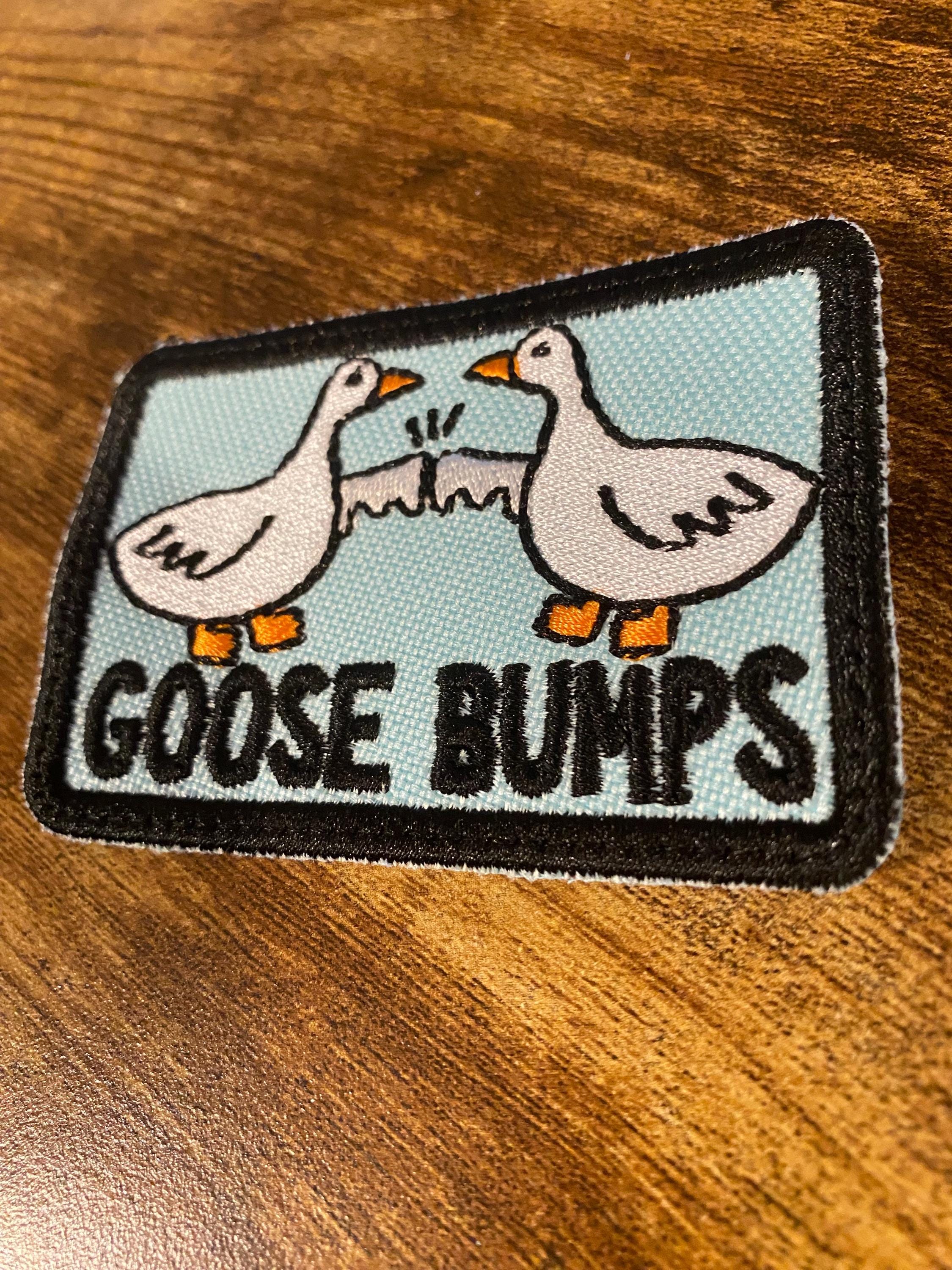 Goose Bumps Fist Bump Patch – Embroidered Goose Friends Apparel ...
