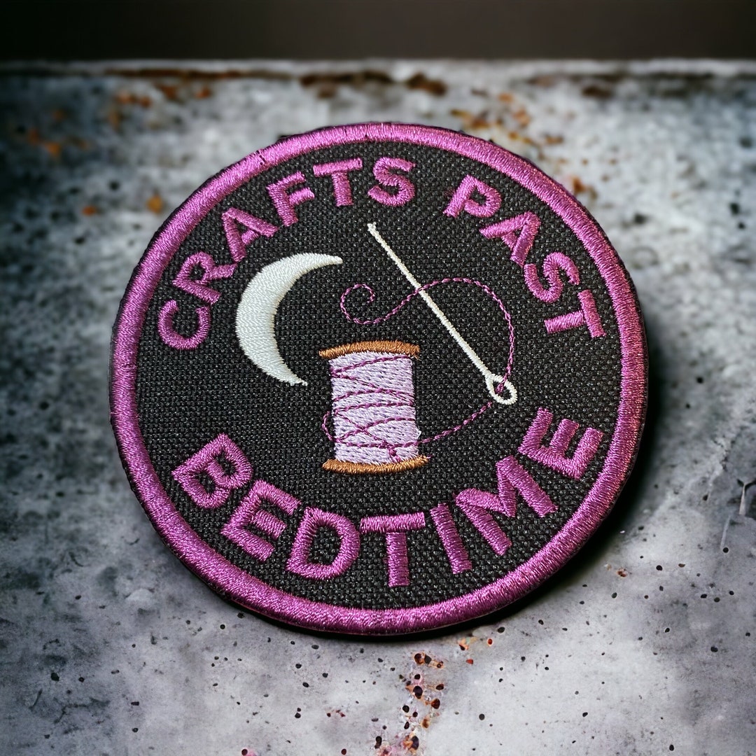 Crafty Merit Badges - Crafts Past Bedtime, Craft Patches, Iron On, Sew ...