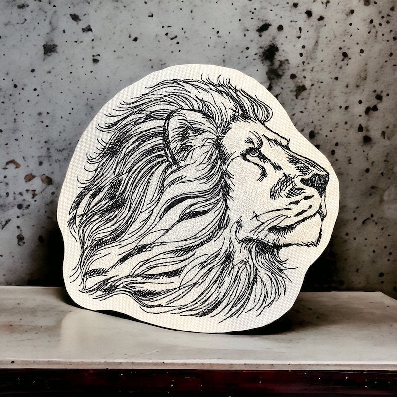 Lion Patch - Etsy