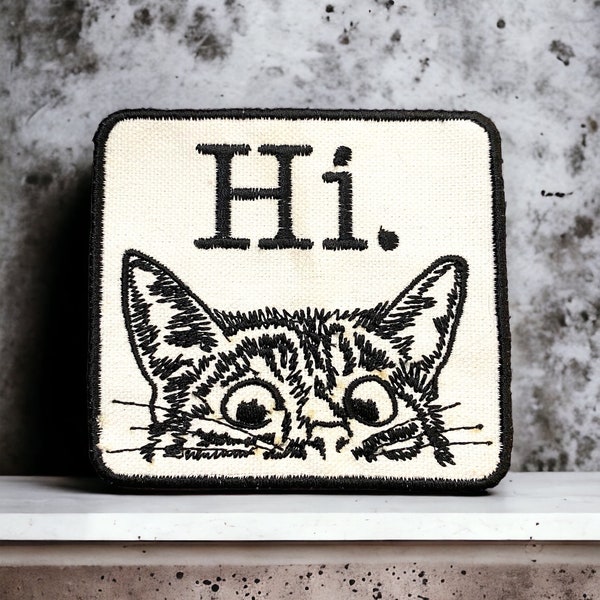 Cat Patchs Embroidery - Etsy