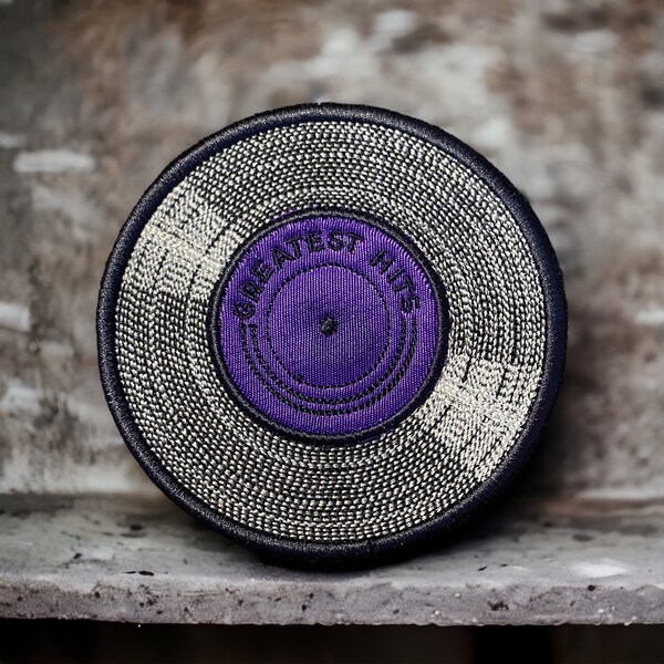 Record Iron on Patch - Etsy