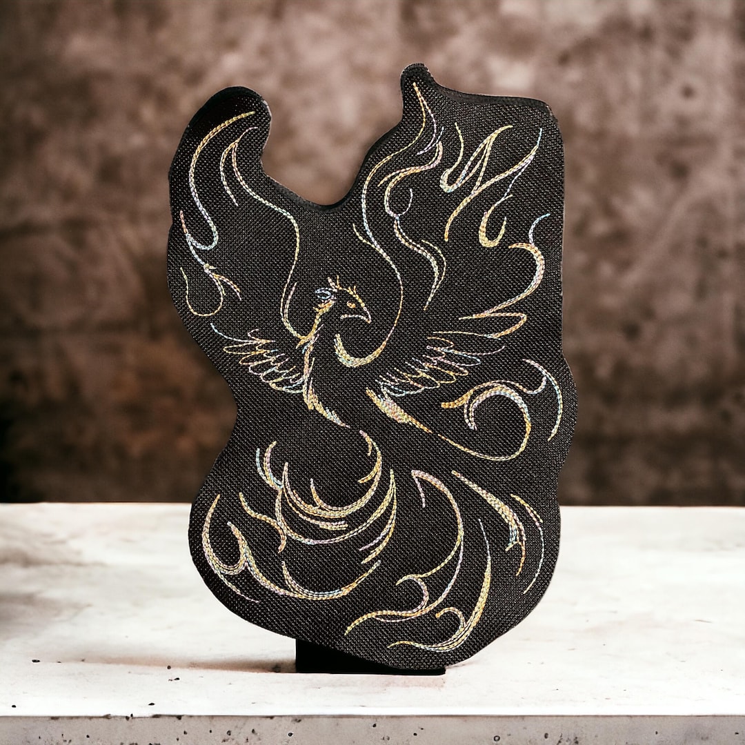 Phoenix Embroidered Patch, Iron-on or Sew-on, Ideal for Jackets, Bags ...