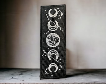 Moon Phases Large Back Patch Iron on Embroidered Patches for Jackets ...
