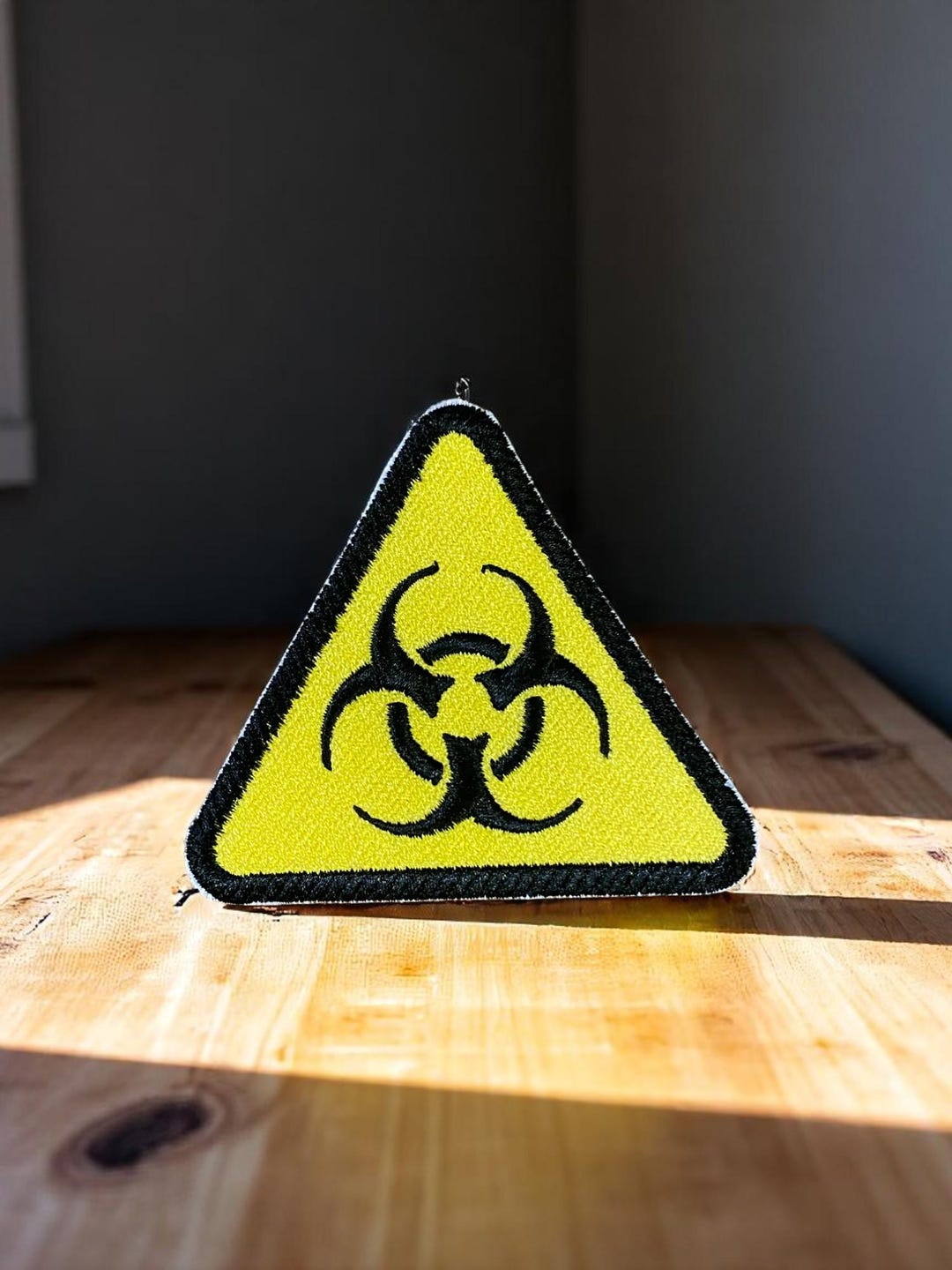 Biohazard Patch, Warning Symbol Embroidered Patch, Science Gift ...