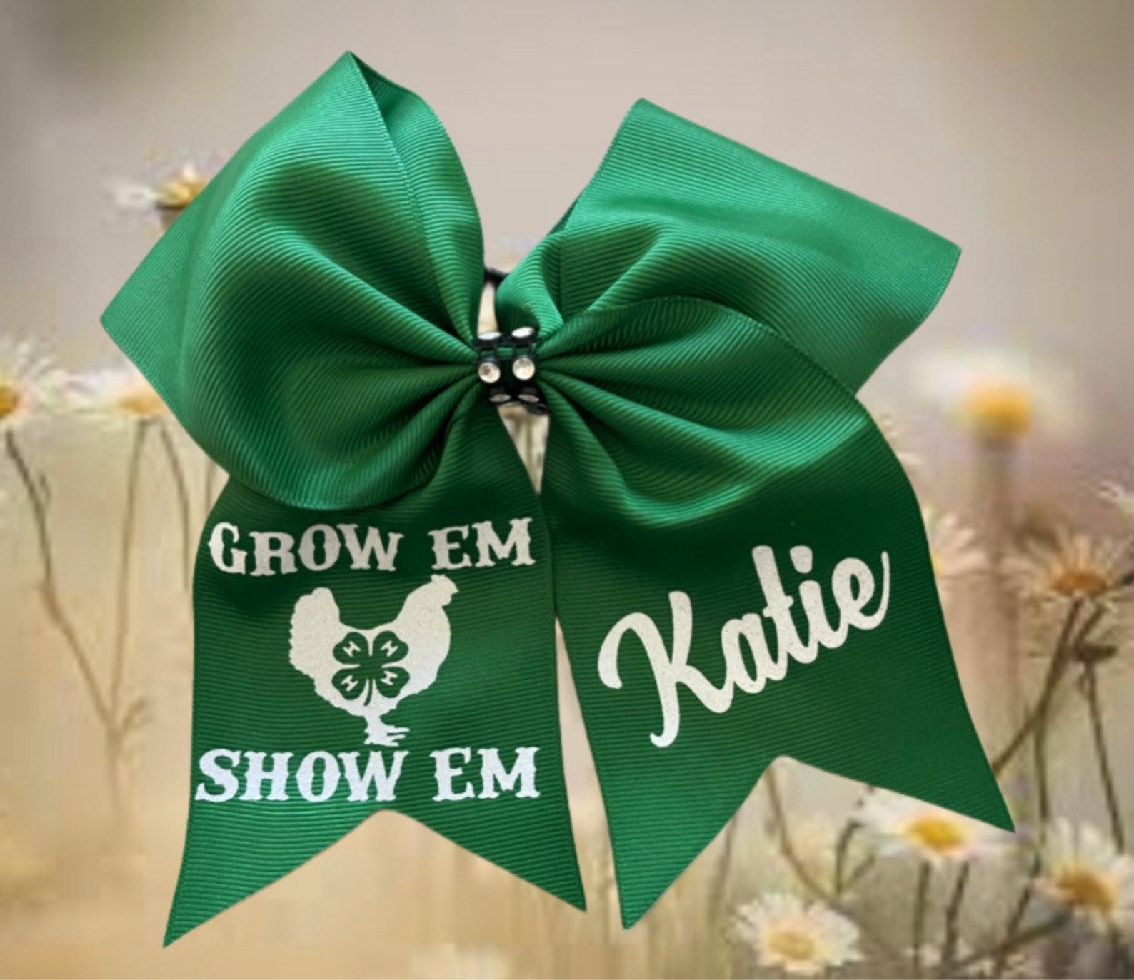 Personalized 4H Chicken Show Bow - Etsy