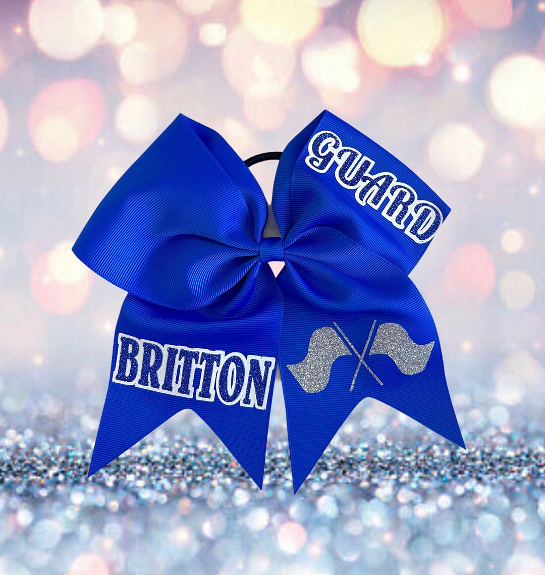 Personalized Color Guard Bow - Etsy
