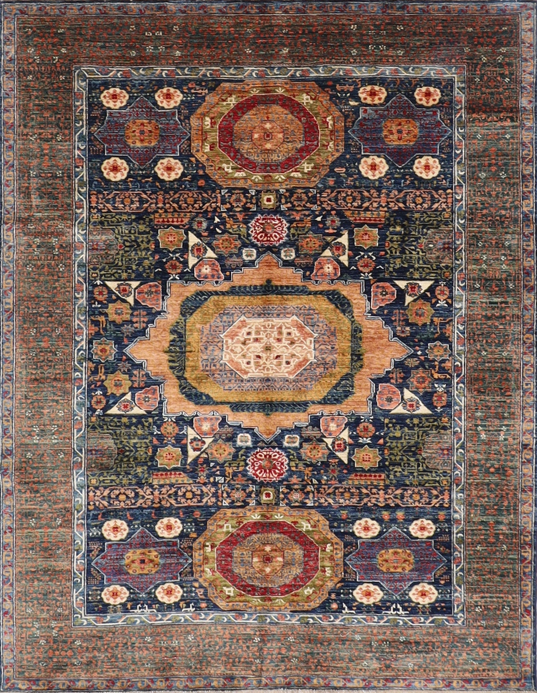 Handmade 6x8 Ft High Quality Turkish Mamluk Area Rug 5'9x7'11 Hand ...