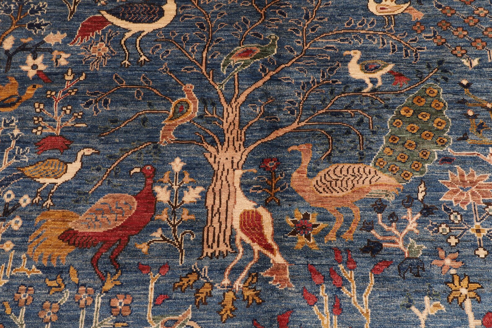 Birds 5x7 Ft. Area Hand Knotted Rug 4'10x6'8 Rug for - Etsy