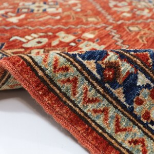 8 Ft Oriental Hallway Runner Rug, 2'6x8 Afghan Hand Knotted Natural Dye ...