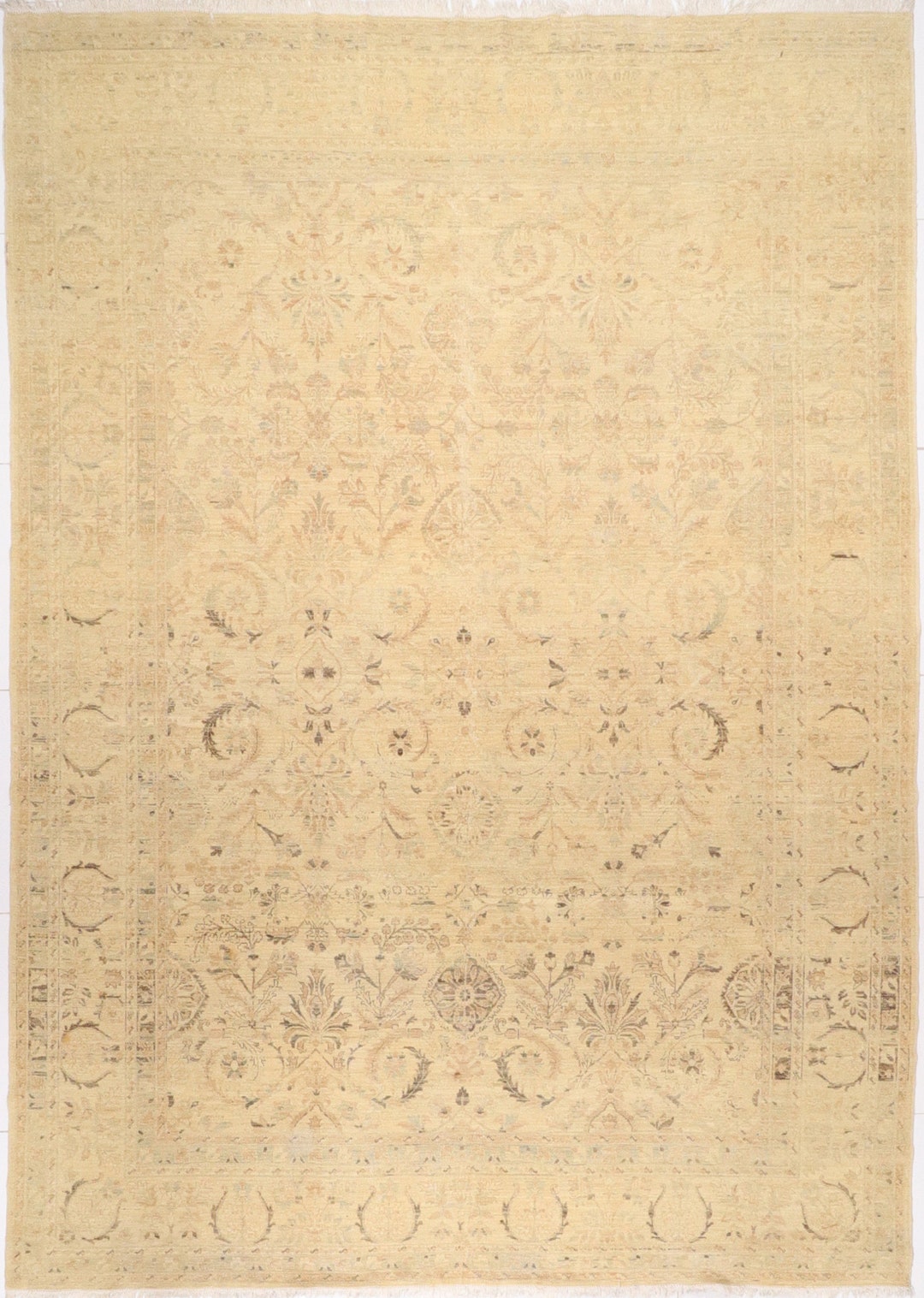 High Quality 9x11 Ft Low Pile Area Rug Afghan Natural Wool Colors 8 ...