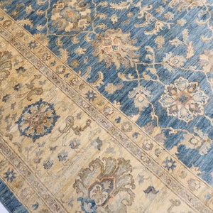 12x15 Ft Oriental Blue Large Area Rug, 11'10x14'8 Over Size Afghan Hand ...