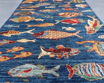 Fish Rug Runner - Etsy