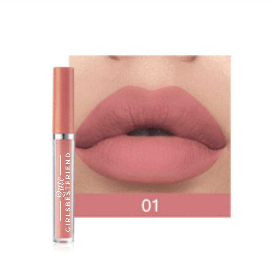 6pcs Matte Liquid Lipstick Makeup Set, Matte Liquid Long-lasting Wear ...