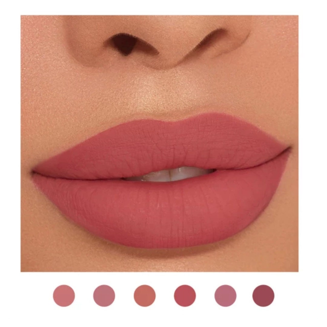 6pcs Matte Liquid Lipstick Makeup Set, Matte Liquid Long-lasting Wear ...