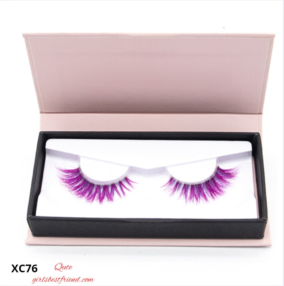 Rainbow Eyelashes, "colorful 3D Lashes Collection - Perfect Gift for ...