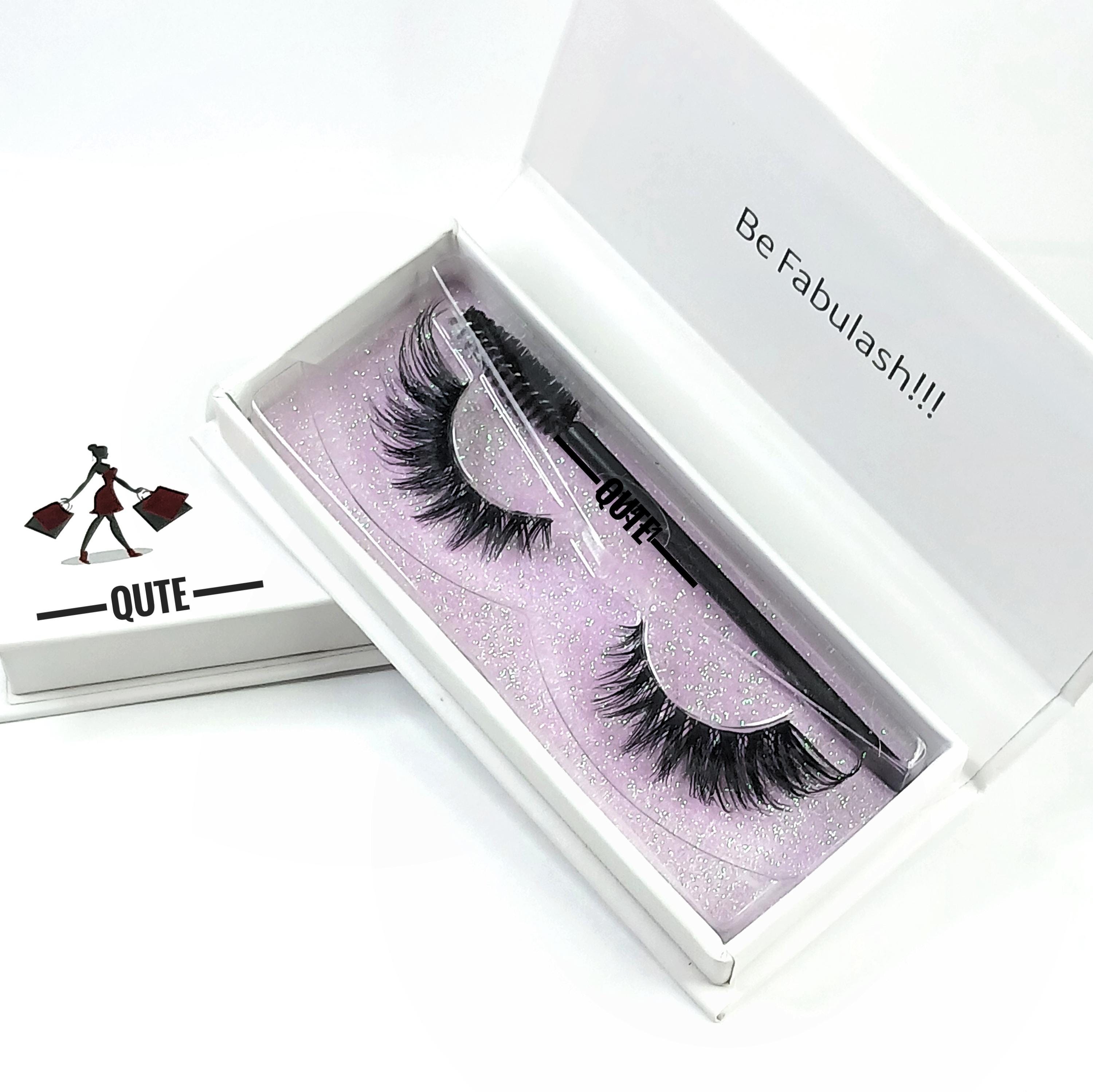 Cat Eyelashes 3D , Natural Look, Fox Lashes, Spiky Fake Eyelashes ...