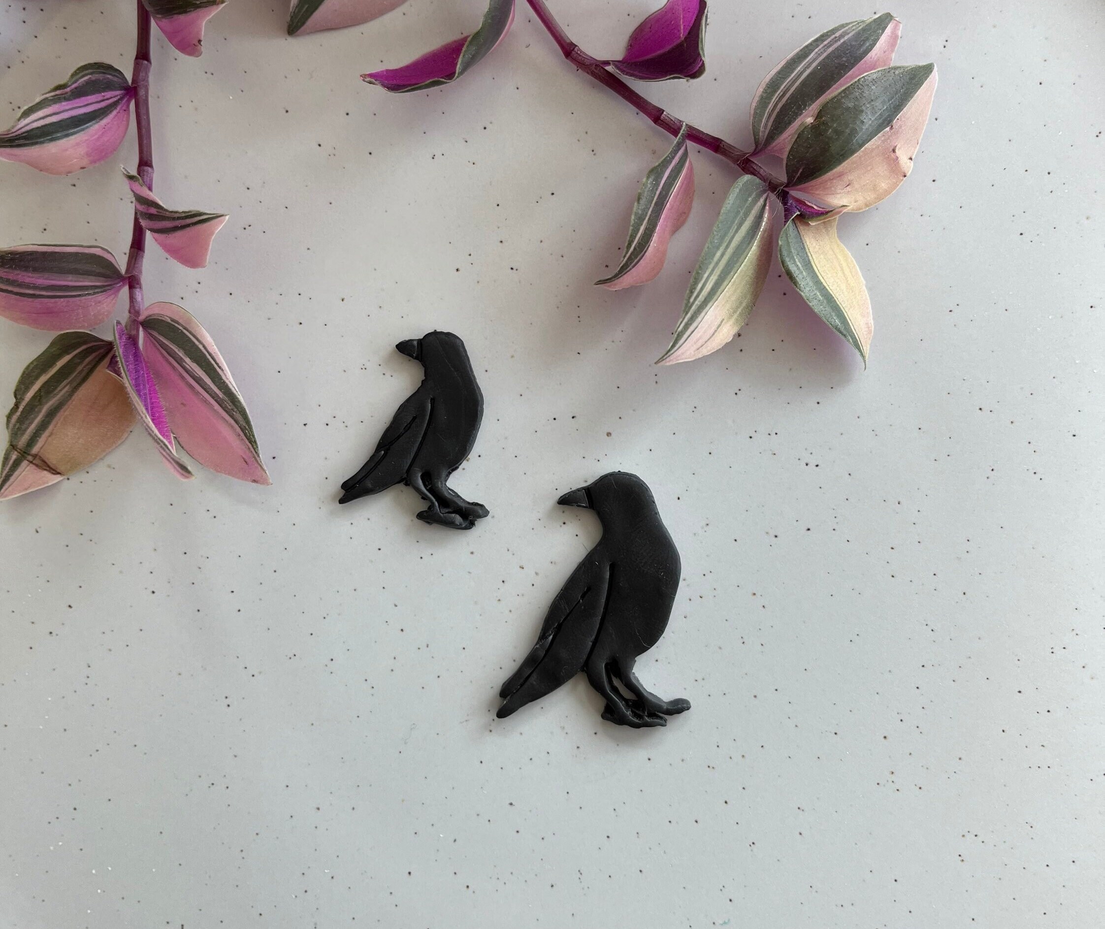 Clay Cutter Crow Shape Raven Shape Halloween Polymer - Etsy