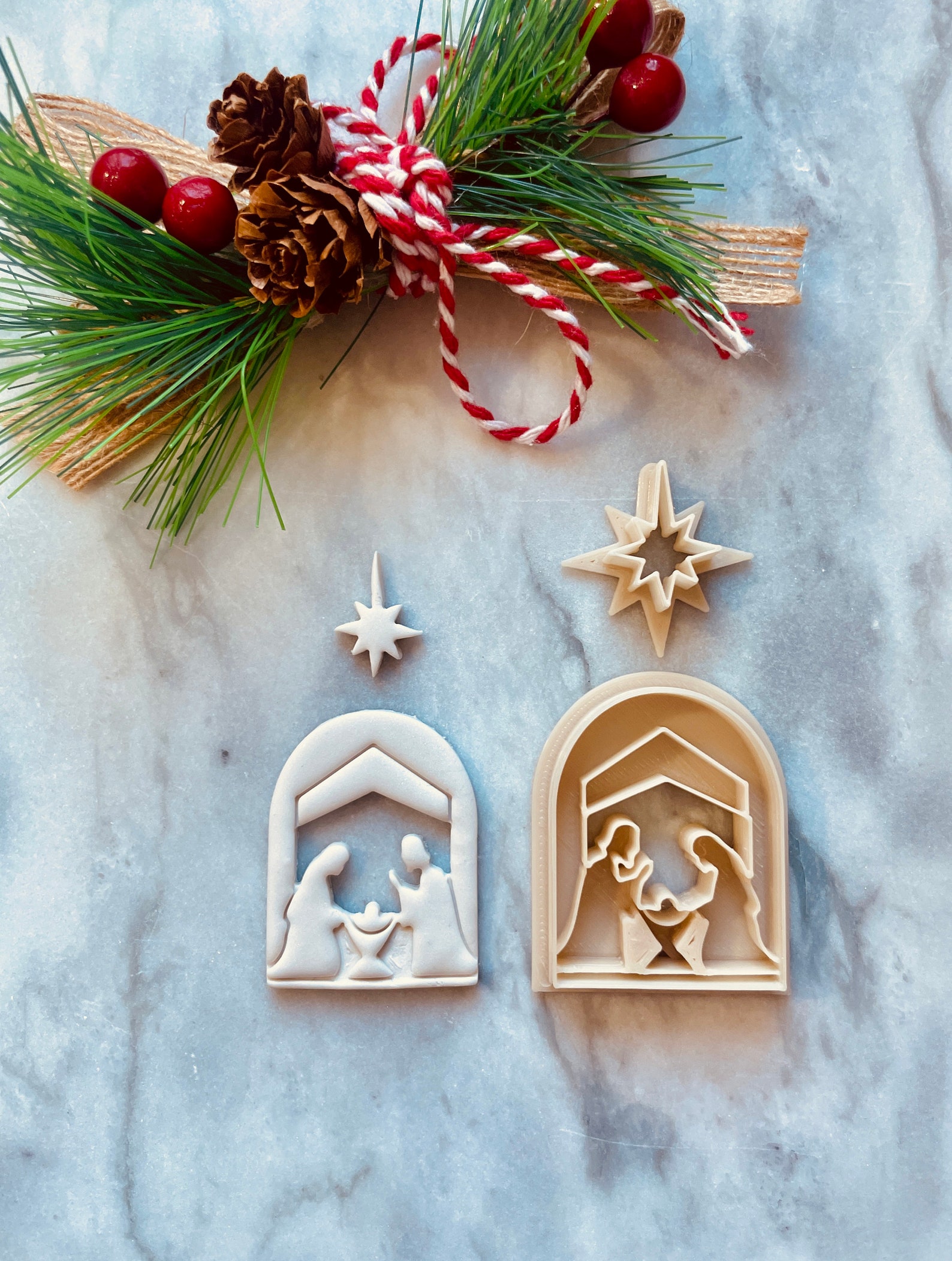 Clay Cutter | Nativity Scene Cutter | Maria | Joseph | Baby Jesus ...