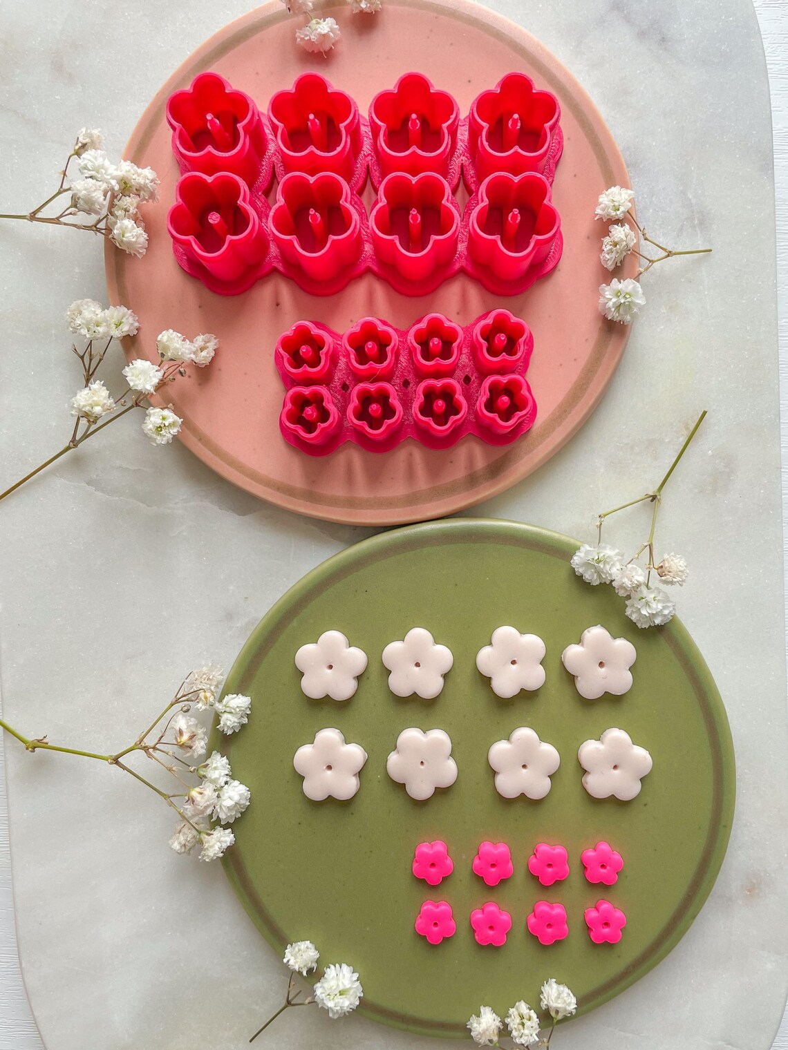Clay Cutter | Multi Flower Shape Cutter | Spring Polymer Clay Cutters ...