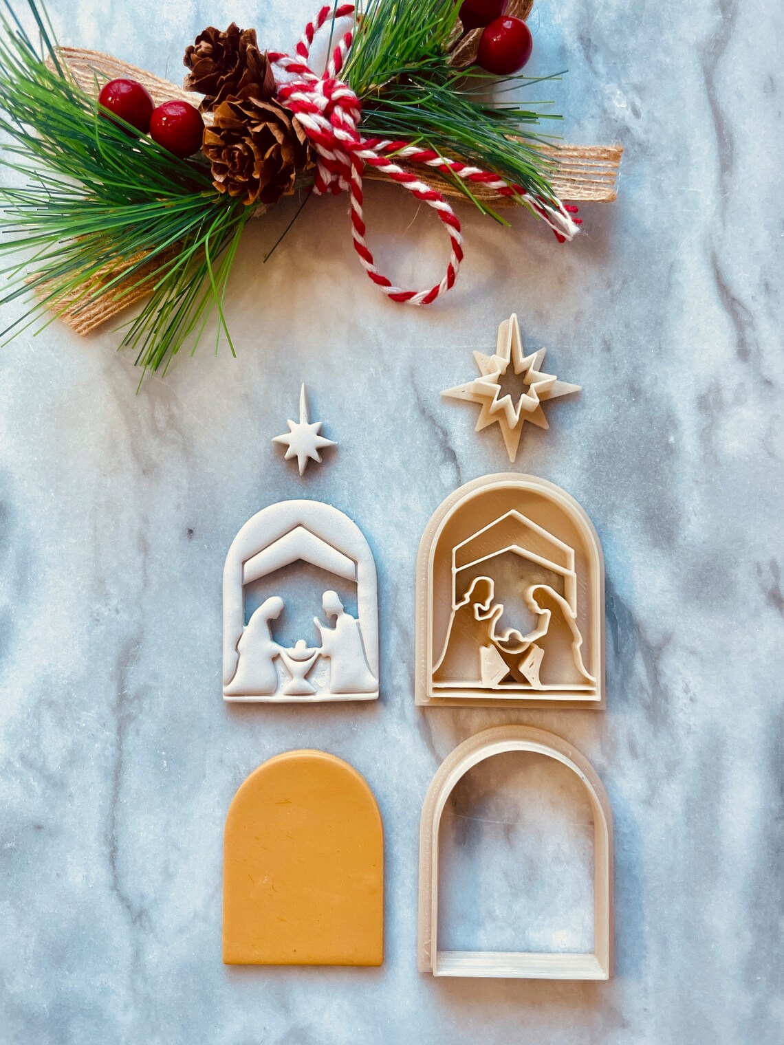Clay Cutter | Nativity Scene Cutter | Maria | Joseph | Baby Jesus ...