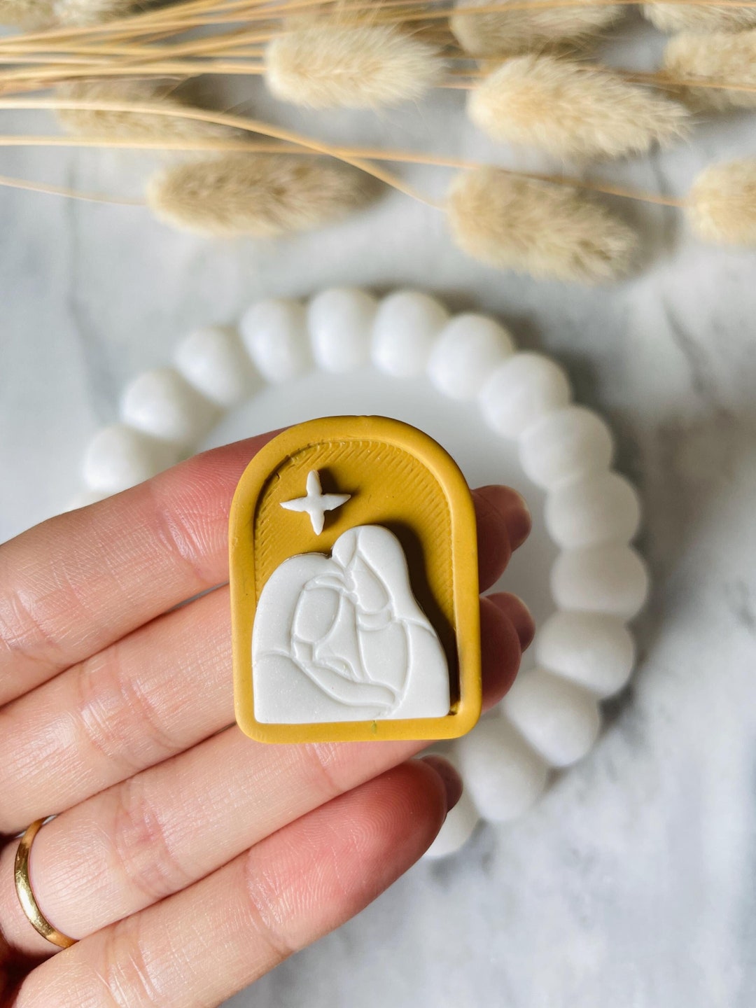 Clay Cutter | Maria, Joseph and Baby Jesus | Nativity Scene Cutter ...