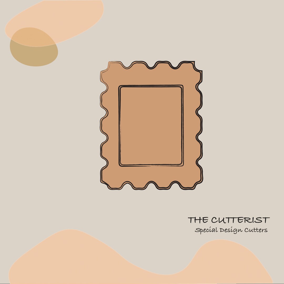 Clay Cutter | Postal Stamp | Embossed | Polymer Clay Cutters | Earring ...