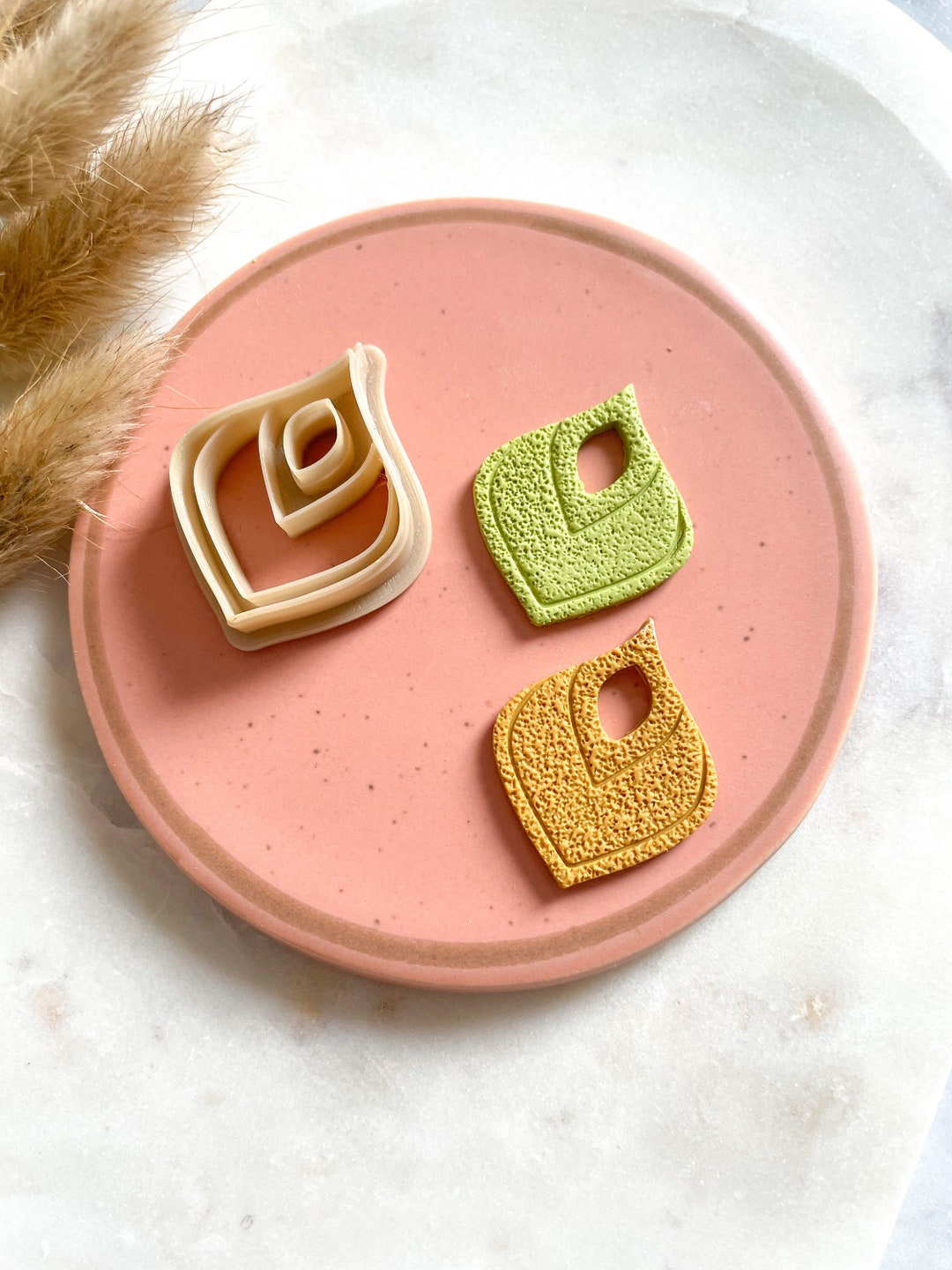 Clay Cutter | Drop Shape Art Deco | Patterns | Polymer Clay Cutters ...