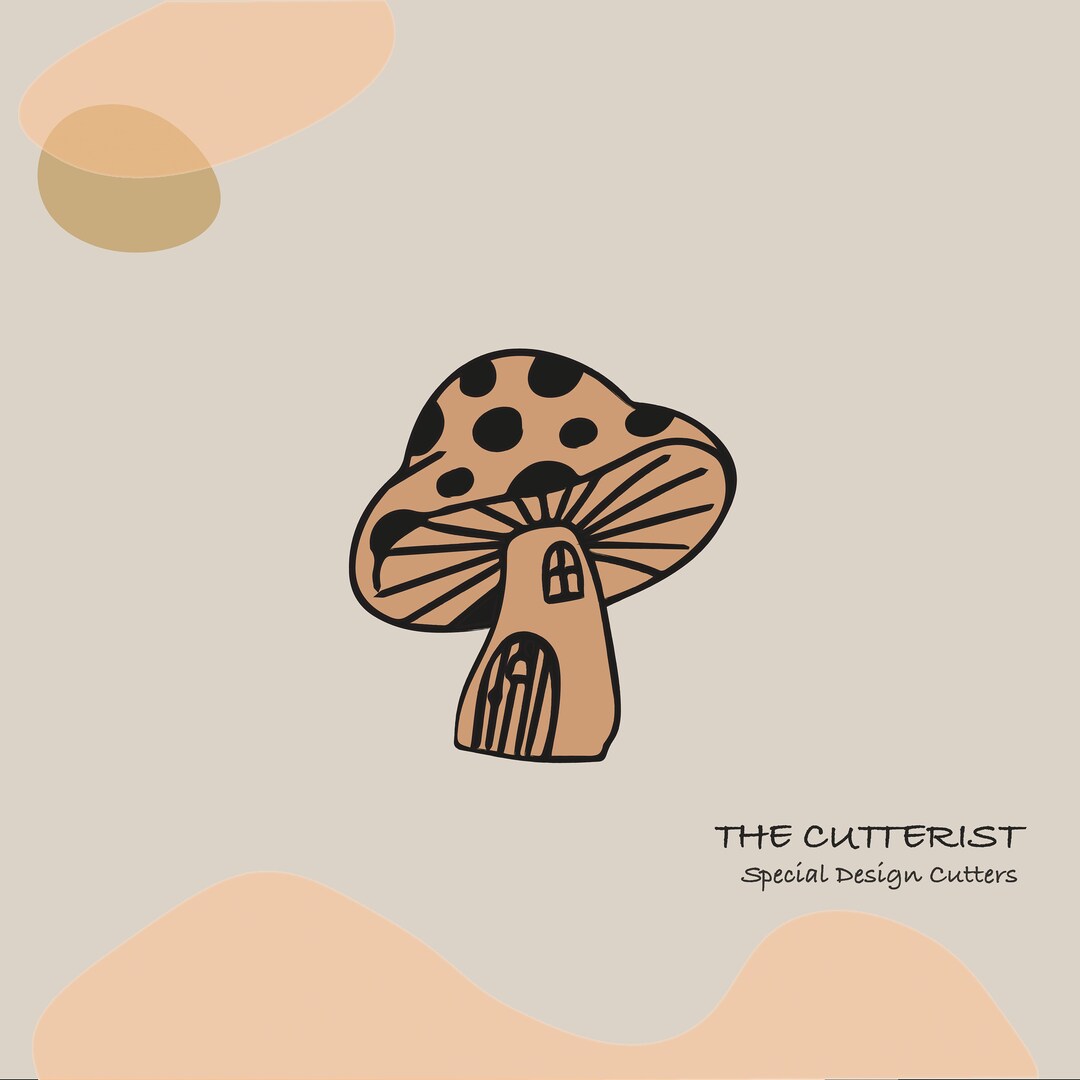 Clay Cutter | Mushroom House | Fairy House | Polymer Clay Cutters ...