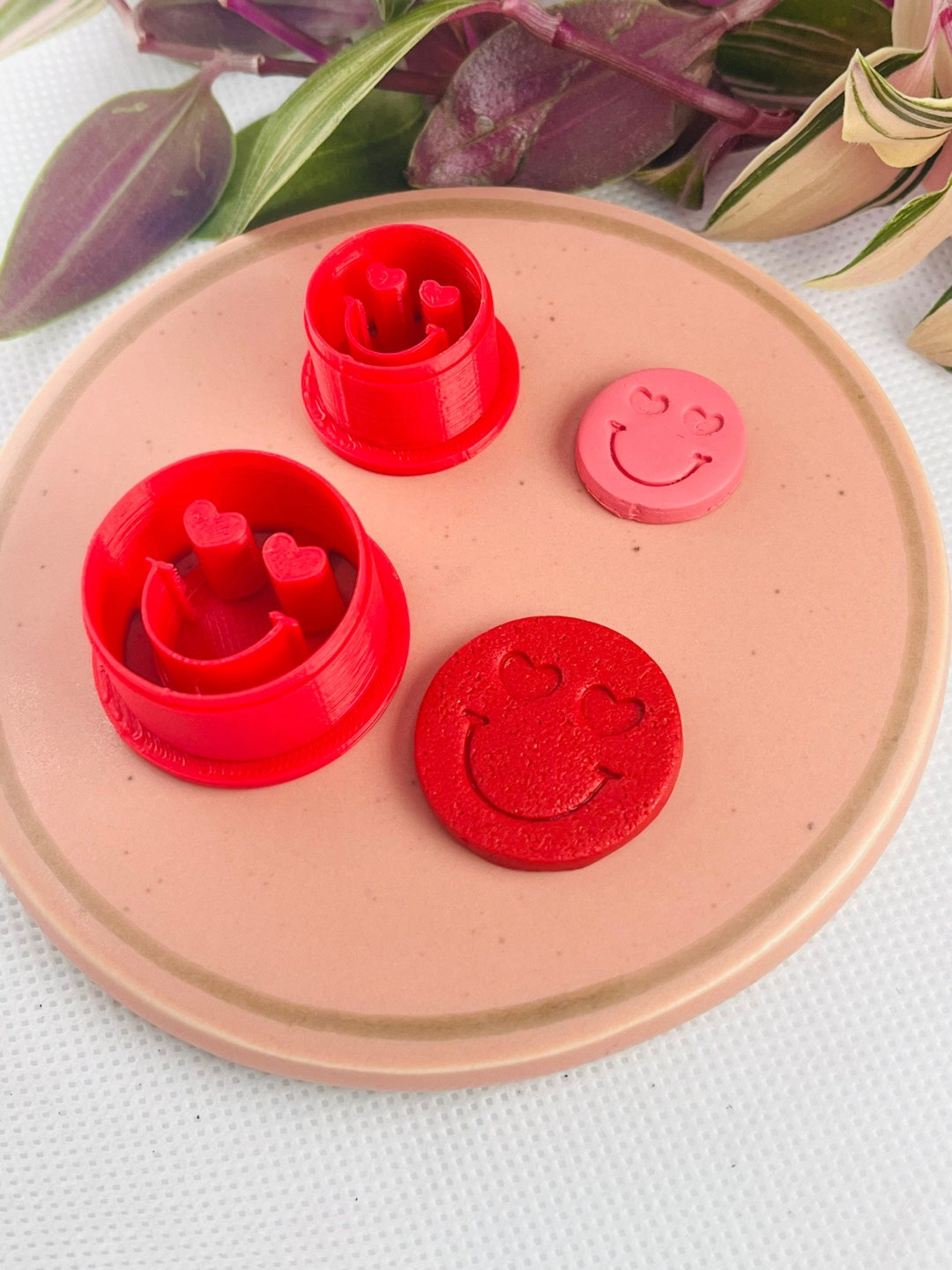 Clay Cutter | Smile Heart Face | Valentine's Day | Polymer Clay Tools ...