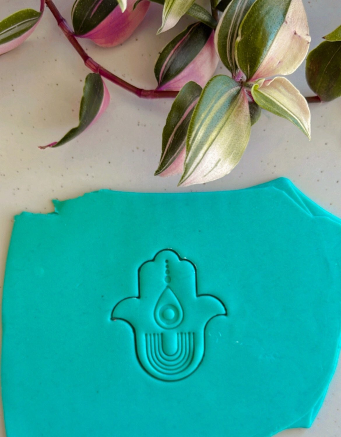 Clay Cutter Hamsa Hand Embossed Shape Polymer Clay - Etsy